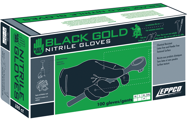 Black Gold Gloves Nitrile Gloves - EPPCO Enterprises